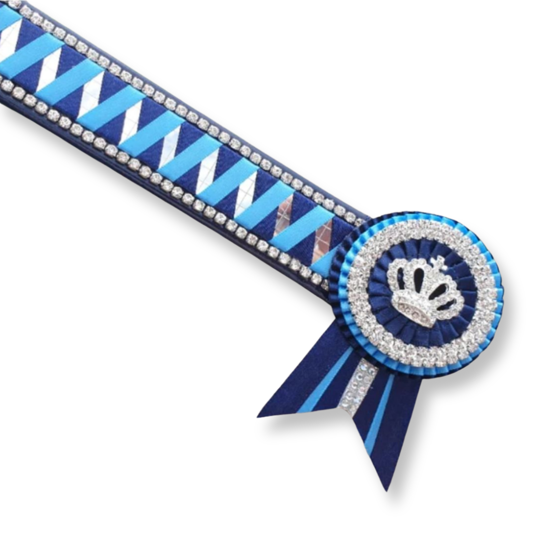 Blue Browbands – Classique Equine